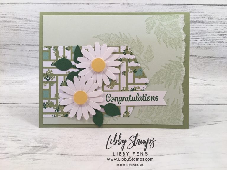 Congratulations, Daisy - Libby Fens, Stampin' Up! Demonstrator