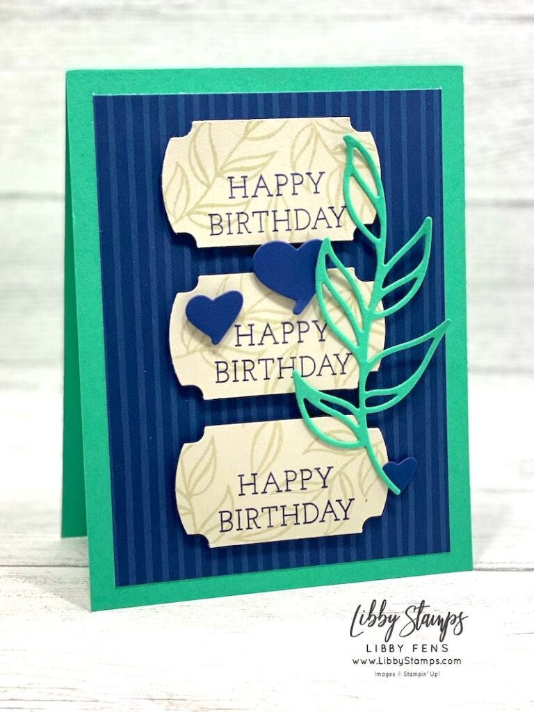 Friends For Life Birthday - Libby Fens, Stampin' Up! Demonstrator